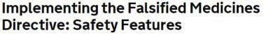 Falsified Medicines Directive (FMD) - Community Pharmacy NI